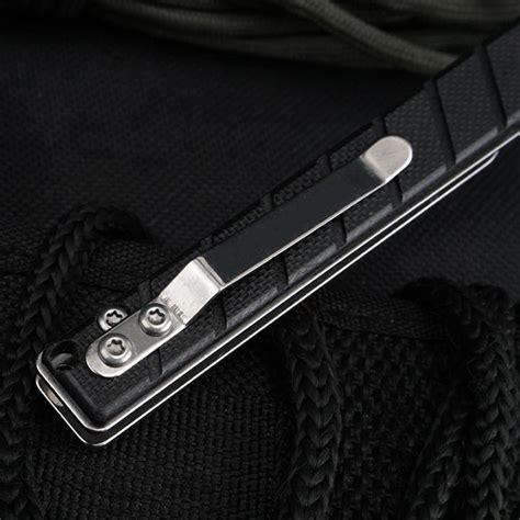 Ztechknives Replaceable Blade Folding Knife Carbon Steel G10 Handle