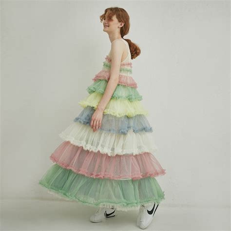 파스텔 캉캉 드레스 감도 깊은 취향 셀렉트샵 29cm
