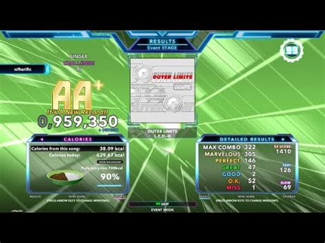 OUTER LIMITS (CSP-15) AA+ 959k (StepMania, Judge 6) - YouTube
