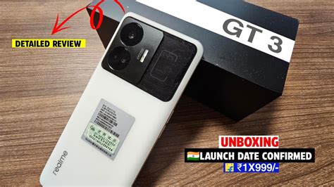 Realme GT 3 Indian Variant Unboxing Launch Date Price In India
