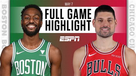 Boston Celtics At Chicago Bulls Full Game Highlights Youtube