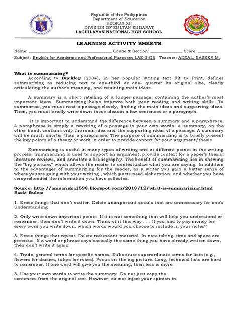 Las 3 Eapp Q3 Pdf