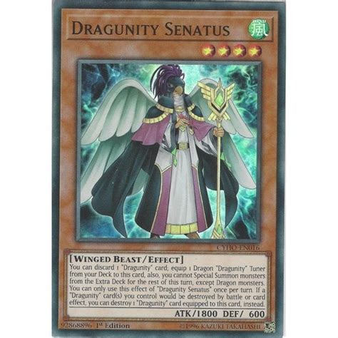 Yu Gi Oh Trading Card Game Yu Gi Oh Dragunity Senatus Cyho En016