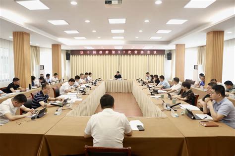 区十届政府召开第37次常务会议