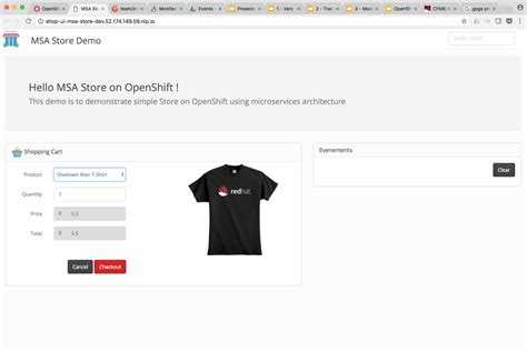 Github Lbroudoux Openshift Msa Store Microservices Architectured Store On Openshift