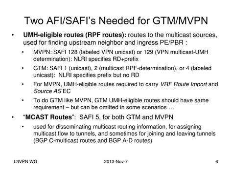 Ppt Global Table Multicast Gtm Based On Mvpn Protocols And