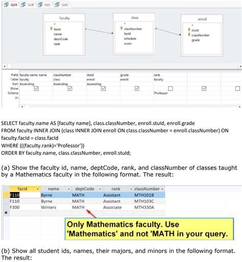 Simple Access Query Use The University Db In Chegg
