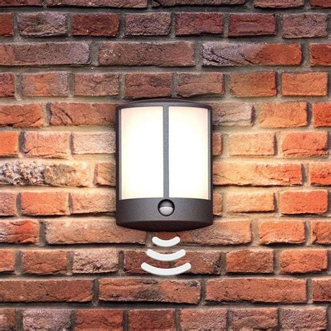 Abby Led Outdoor Wall Light With Sensor Outdoor Lighting Ideas