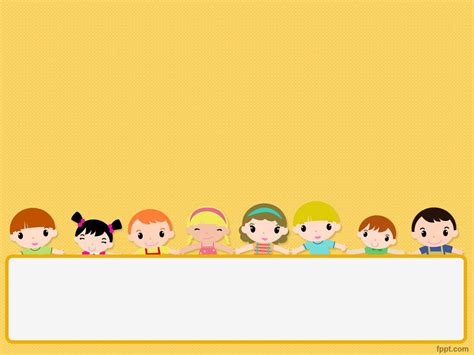 fppt.com: Free Children's Day PowerPoint Template is a template with children illustr… | School ...