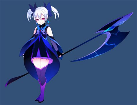 游戏动漫少女镰刀娘图片