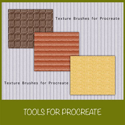 Procreate Texture Knitted Wool Brushes Procreate Fabric Bru Inspire