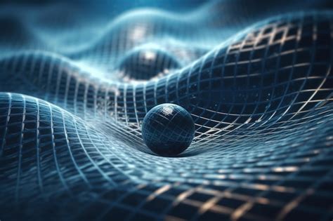 Premium Ai Image Gravity Planet Earth Gravitational Waves Concept Physical And Technology