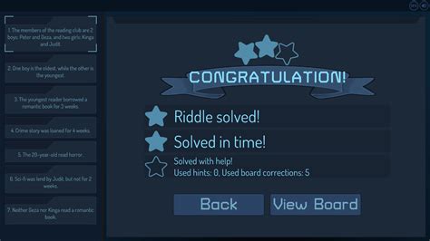 Logic Grid Puzzle On Steam