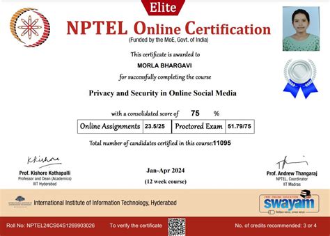 morla bhargavi on linkedin connections nptel privacyandsecurity