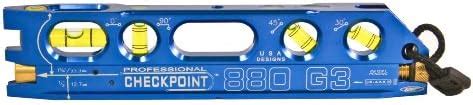 CHECKPOINT 0300B Pro Mag Precision Torpedo Level Blue Amazon
