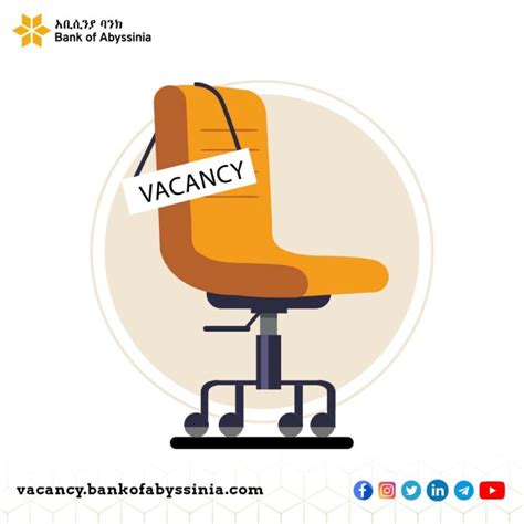 Bank Of Abyssinia On Linkedin አቢሲንያ ባንክ ከታች በተገለጸው የስራ መደብ ብቁ የሆኑ