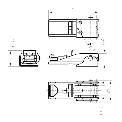 Toggle Latch China Catch Plate And Security