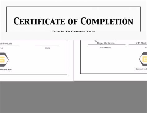 Forklift Operator Certification Template