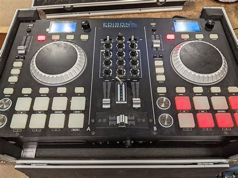 Edison Scratch 3000 Dj Equipment Mkii Dual Cdusbmp3 Player Reverb