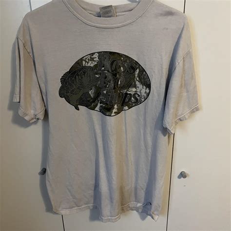 Camo Bass Pro Shirt Bottom Has Some Stains Very Depop