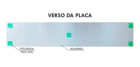 Placa Indicativa Favor Bater Na Porta x cm Em Alumínio Parcelamento sem juros