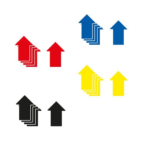Arrow Floor Stickers Pack Of 5 First Safety Signs