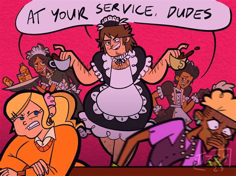 Zee Ripper Bowie Chase And Emma Total Drama Drawn By