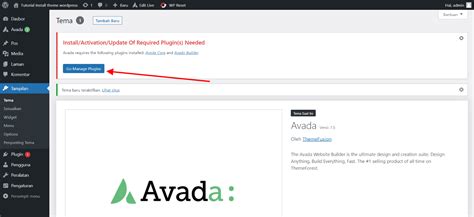 Cara Install Theme Avada Tutorial Wordpress