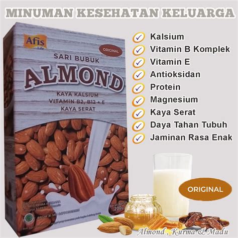 Jual Afis Susu Almond Asi Booster Dan Sbk Kacang Hijau Plus Daun Katuk