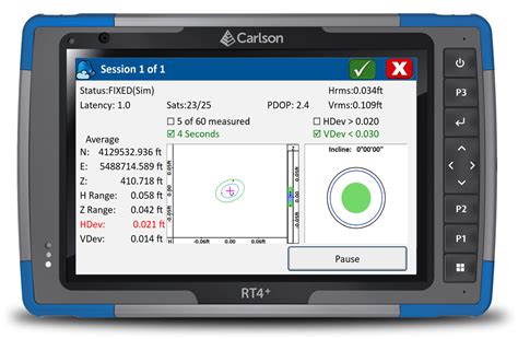 Carlson Rt4 Geo Cell Tablet Data Collector
