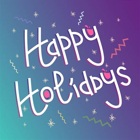Premium Vector Happy Holidays