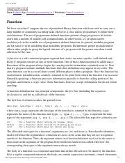 Understanding Functions In C Definition Structure And Benefits Course Hero