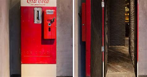 Theres Something Awesome Hidden Behind This Coke Machine Imgur