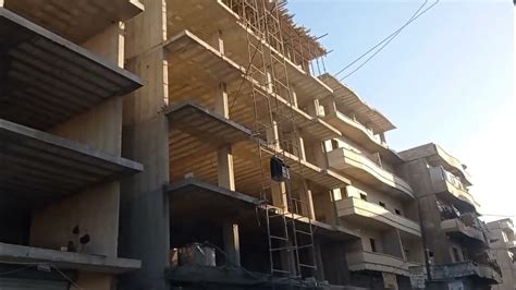 صب سقف طابق سادس جبالة باطون عفرين Youtube