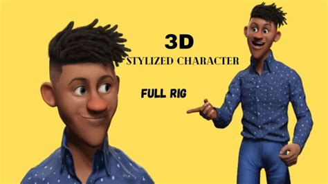 Sculpt 3d Anime Disney Stylized Character Modelling Ready To Rig And