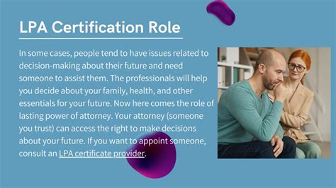 PPT Certificate Provider For Lasting Power Of Attorney LPA OFH