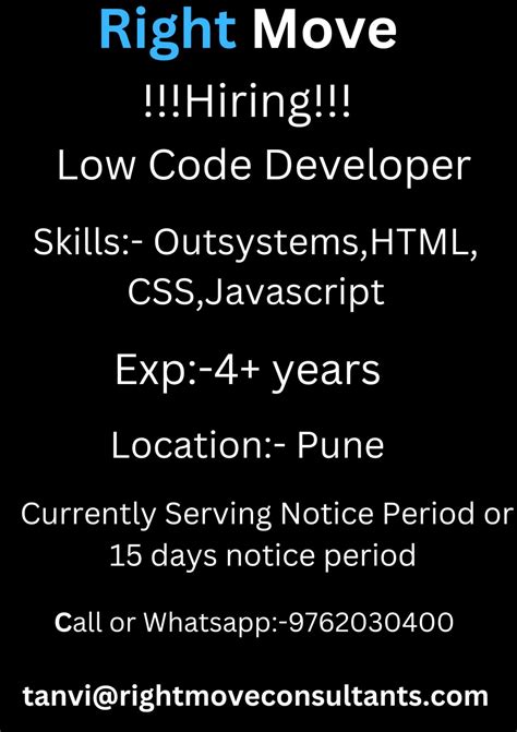 Tanvi P On Linkedin Lowcode Outsystems Html Css Javascript Hiringnow