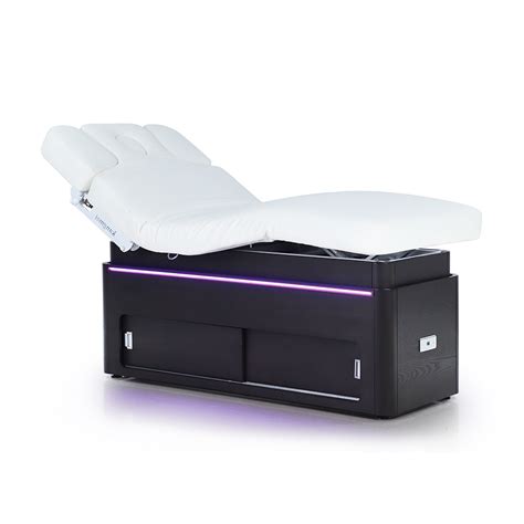 Luxury Electric Heated Massage Table Treatment Spa Bed With Storage