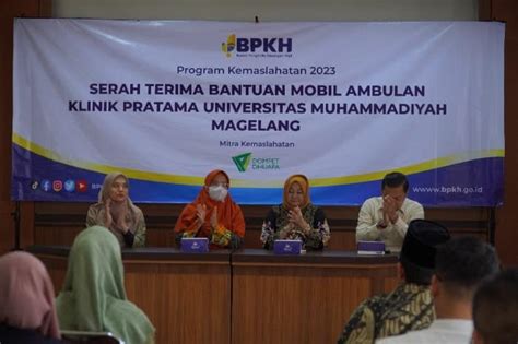 Dompet Dhuafa Dan BPKH Salurkan Mobil Ambulans Ke Magelang