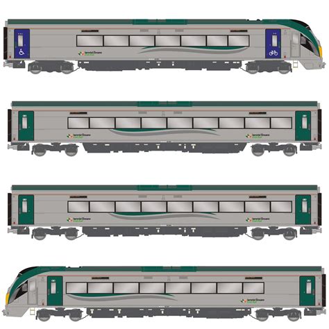 Ie 22000 Class Icr 4 Car In 2020 Ir Livery With Blue Doors Cycle