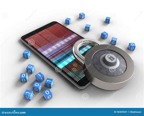 3d Hex Data Stock Illustration Illustration Of Data 98459501