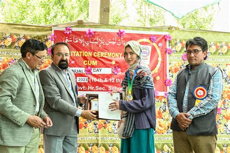 Cec Kargil Akhoon Attends Annual Function Of Ghss Lankerchey Indus