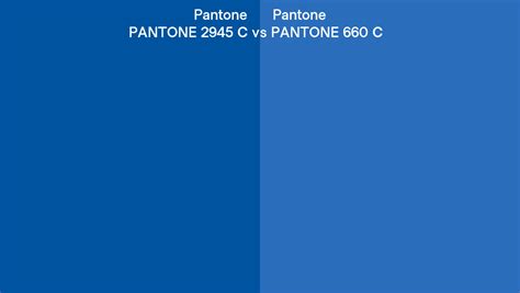 Pantone 2945 C Vs Pantone 660 C Side By Side Comparison