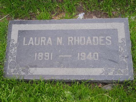 Laura Lorraine Nelson Rhoades 1891 1940 Monumento Find A Grave
