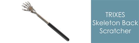 Trixes Back Scratcher Extendable Telescopic Handle Stainless Steel