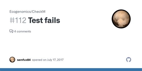 test fails · issue 112 · ecogenomics checkm · github