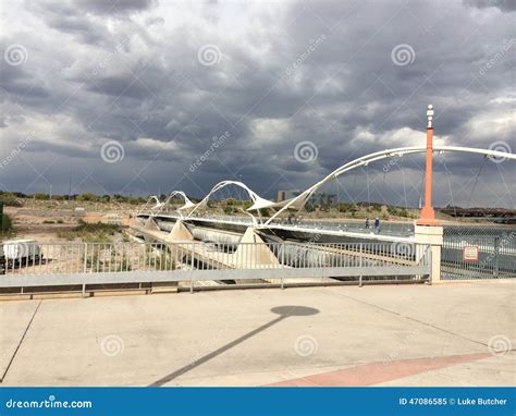 Bridge Editorial Image Image Of Outside Rise Cloudy 47086585