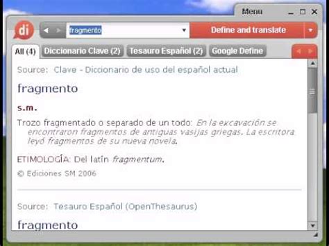 Definición de fragmento - YouTube