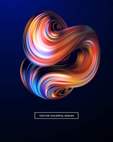 Premium Vector Abstract Colorful Fluid Background
