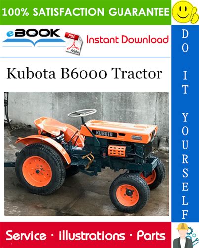 Kubota B6000 Tractor Parts Manual Kubota Tractors Tractor Parts